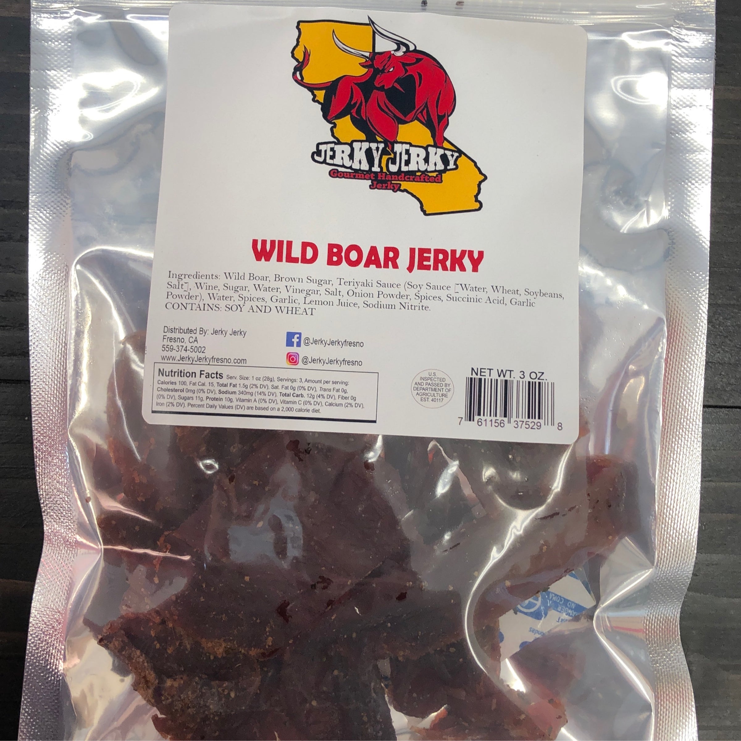 Wild Boar Jerky 2.75oz